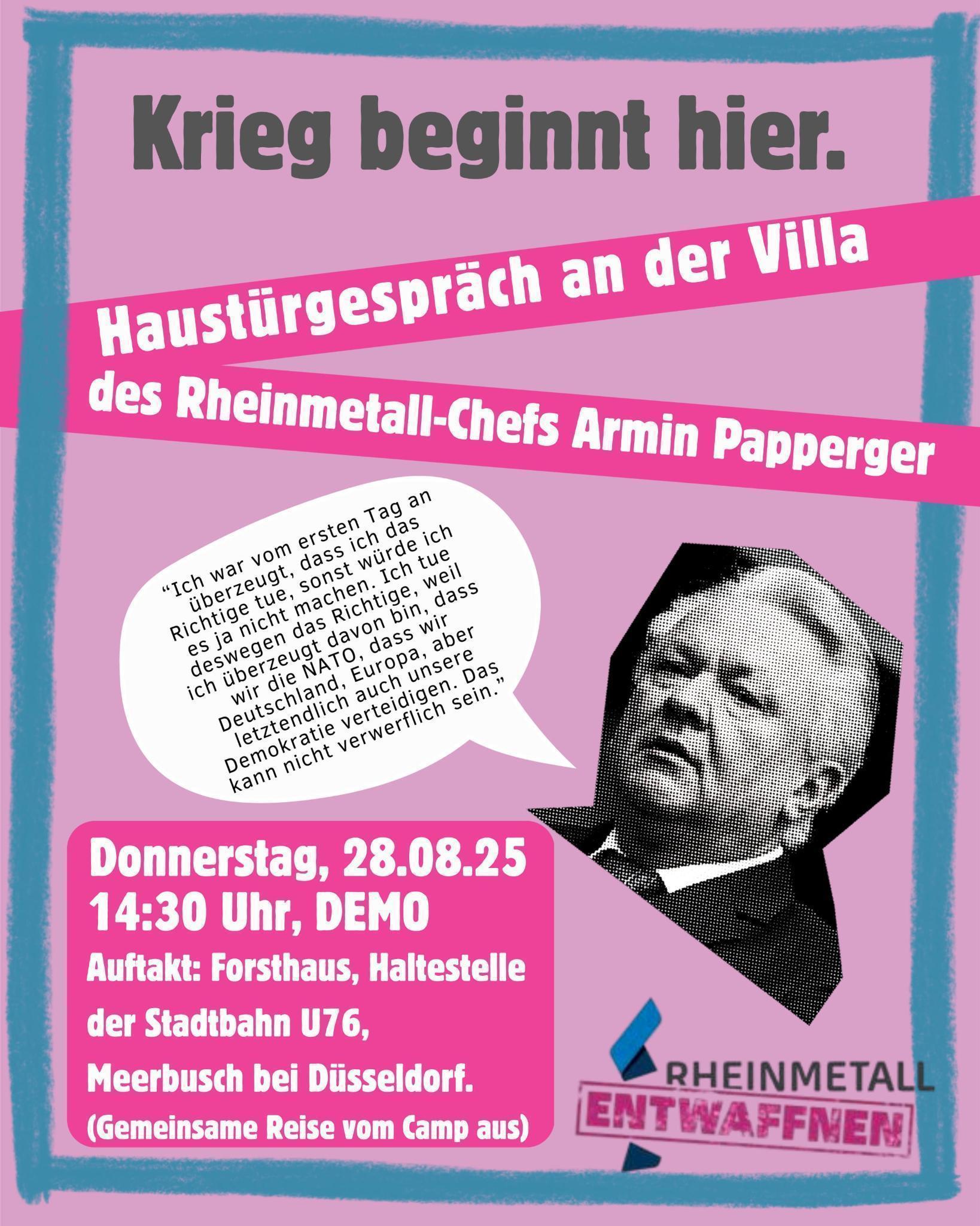 2025 – Rheinmetall Entwaffnen